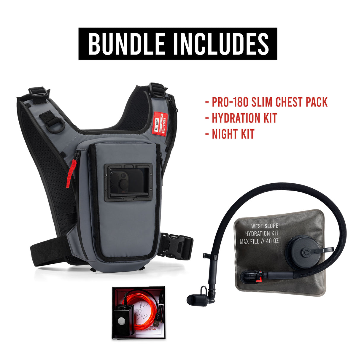 PRO-180 Slim Motorcycle Bundle - Gray – West Slope