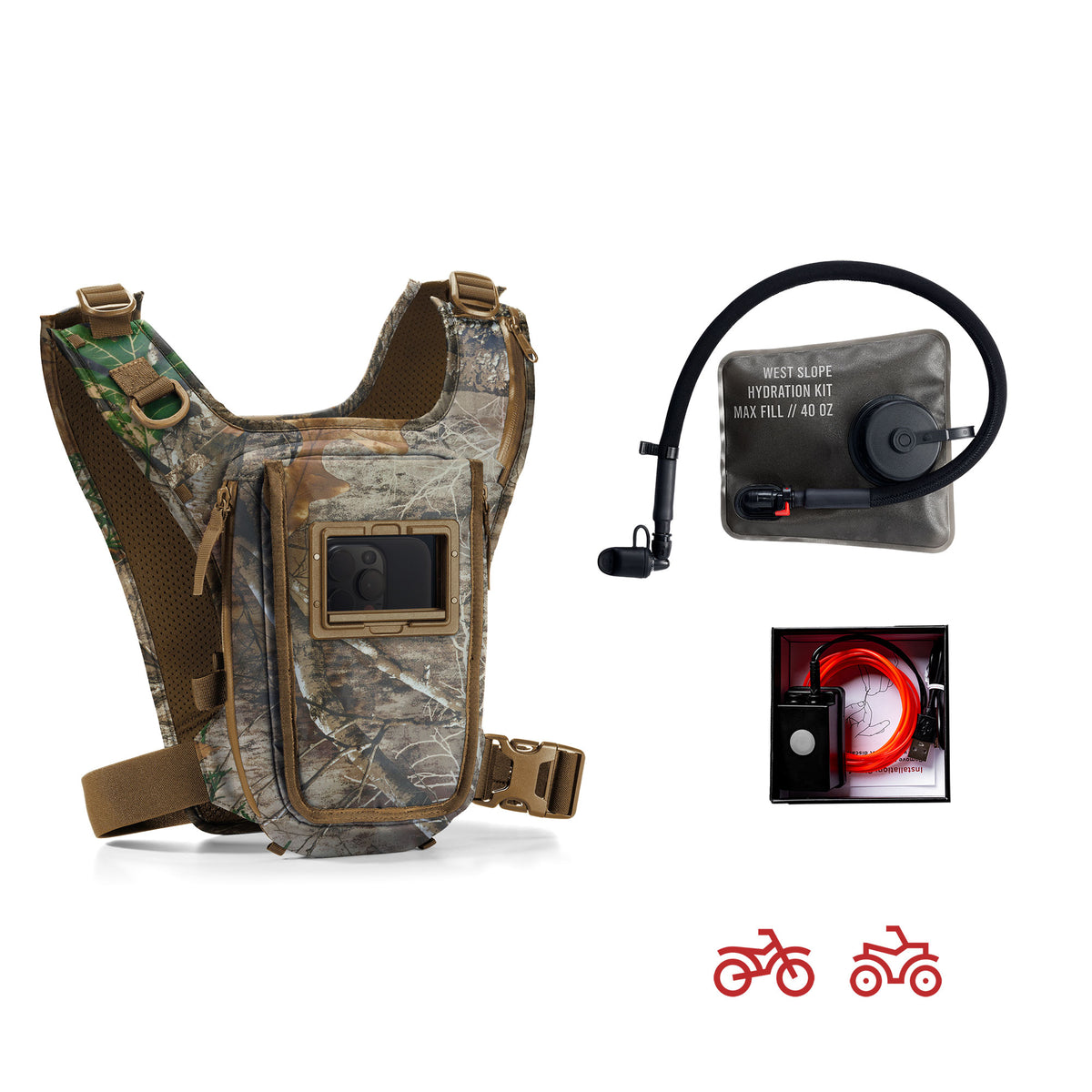 PRO-180 Slim Motorcycle Bundle - RealTree – West Slope